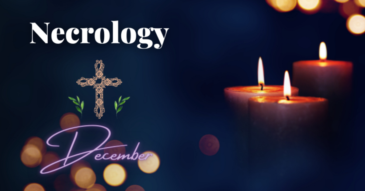 Necrology - December 2021 | Salesians of Don Bosco