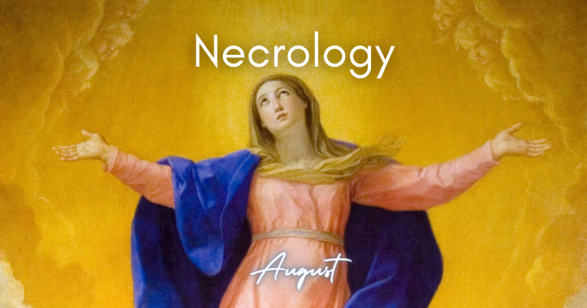 Necrology - August 2023 | Salesians of Don Bosco