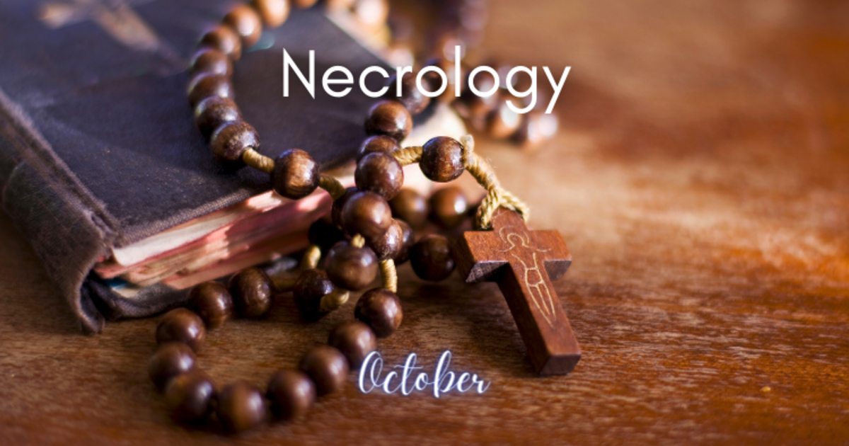 Necrology - October 2023 | Salesians of Don Bosco