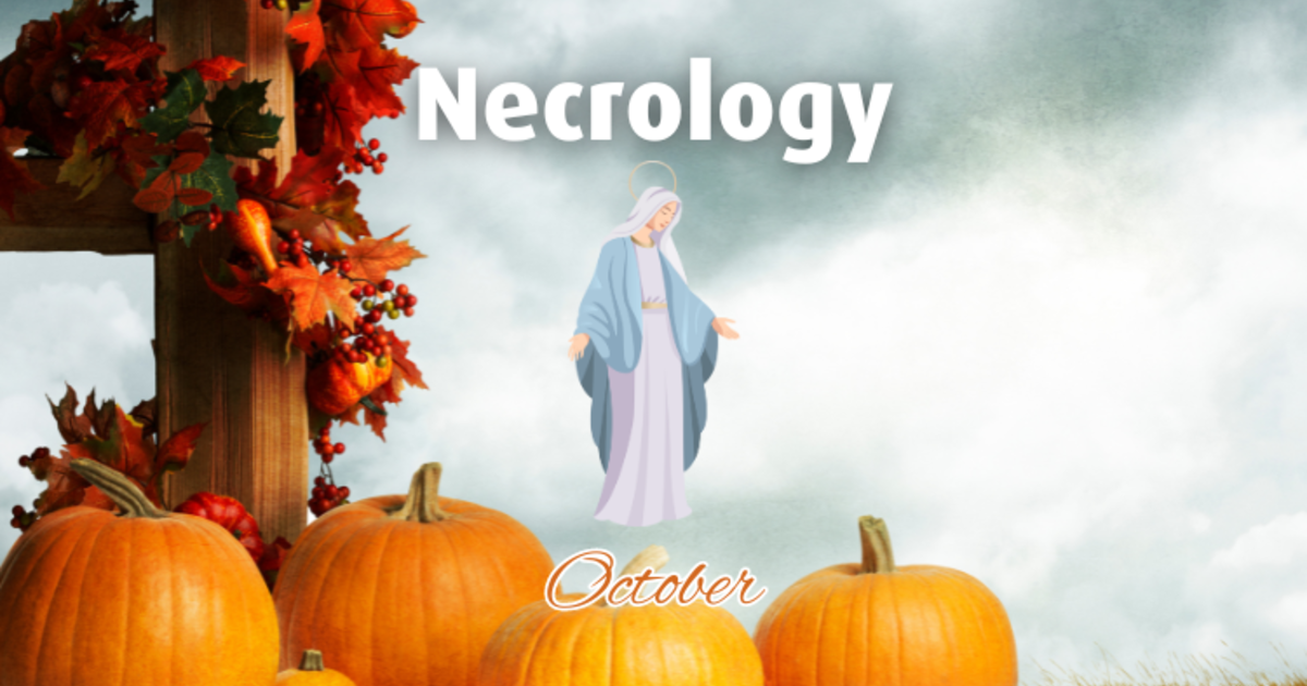 Necrology - October 2024 | Salesians of Don Bosco