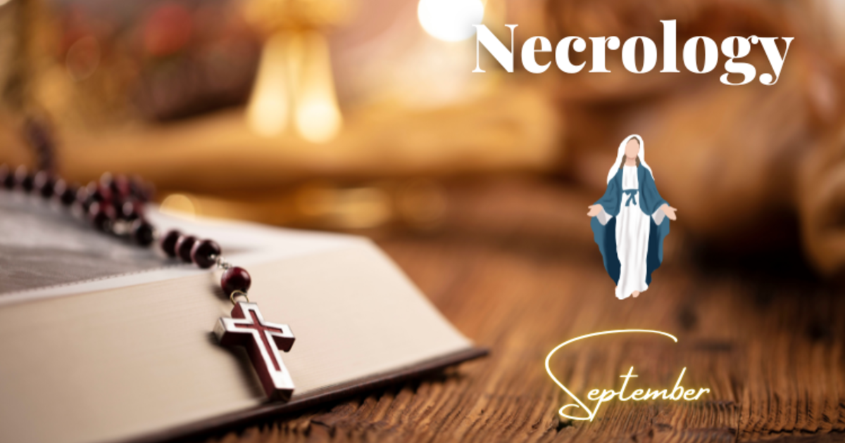 Necrology - September 2022 | Salesians of Don Bosco