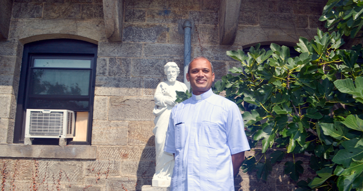 Welcome, Fr. Shiju! | Salesians of Don Bosco